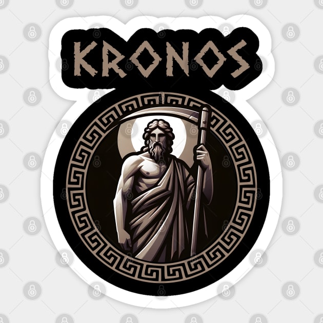 Kronos Ancient Greek Titan Greek Mythology Symbol - 300 - Sticker | TeePublic